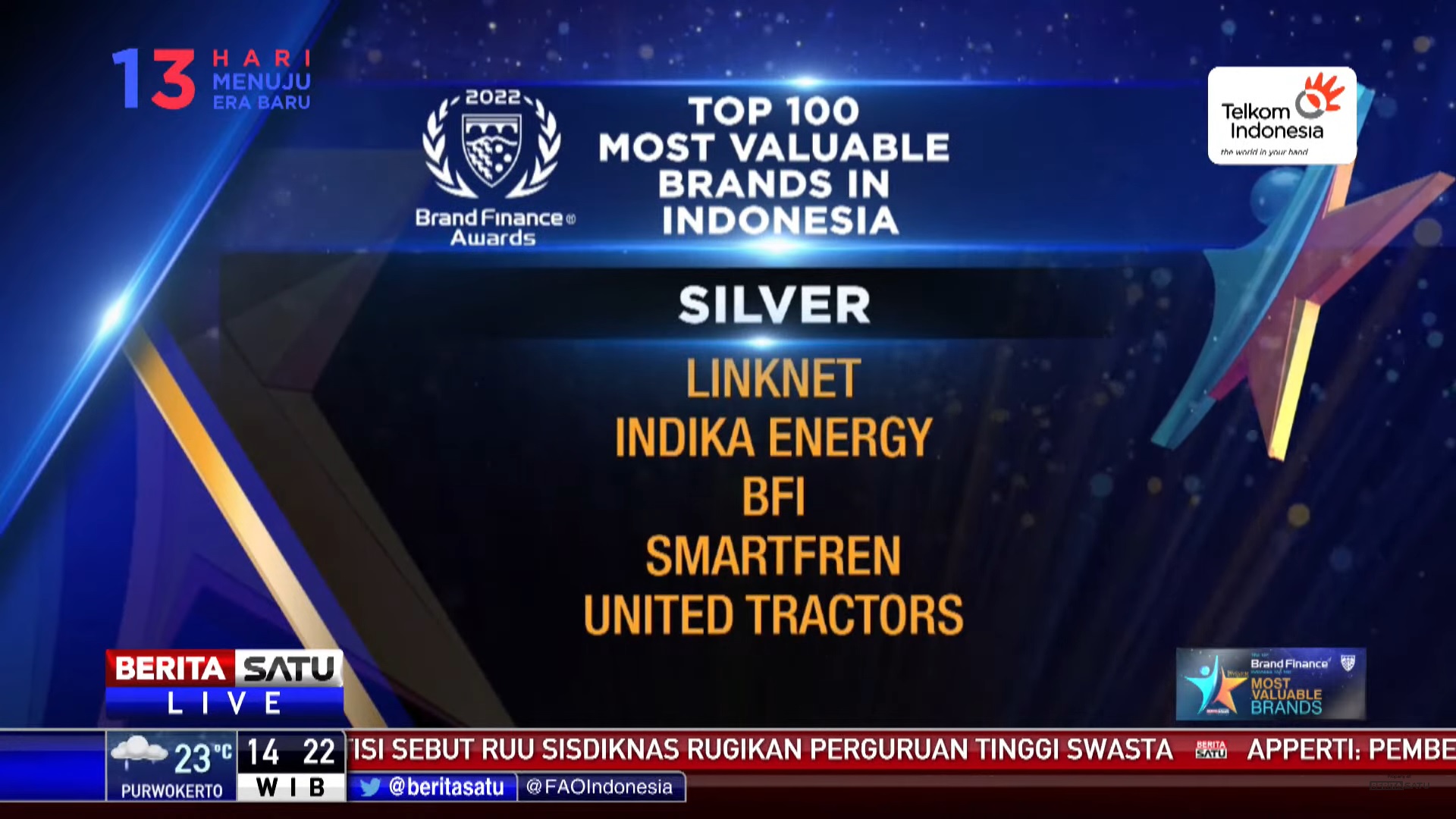 BFI Finance Kembali Raih Predikat “Top 100 Most Valuable Brands”